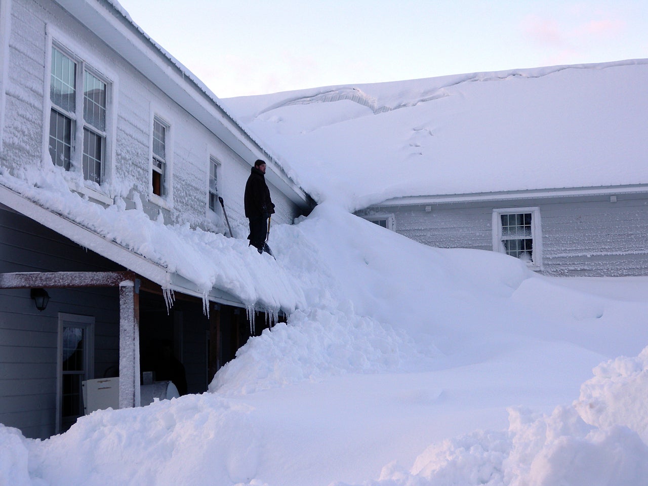 Adventure reaching Alaska town buried by snow - CBS News