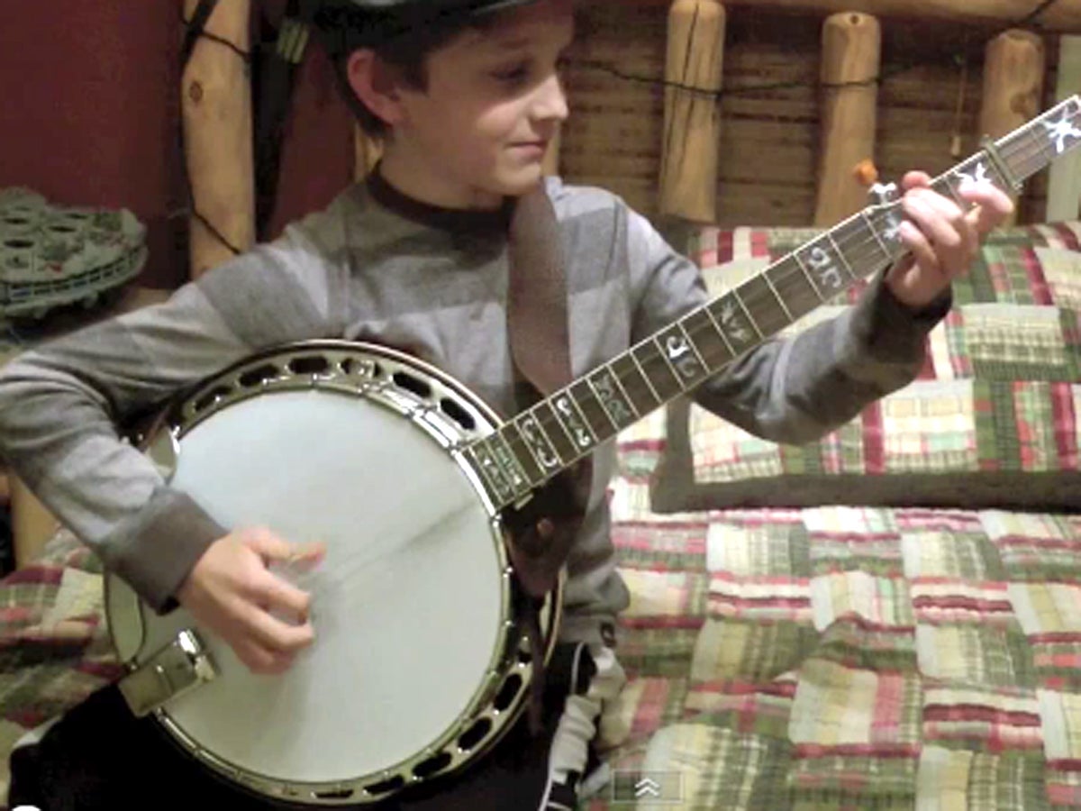 9-year-old boy on banjo and his brothers will get your feet tapping and ...