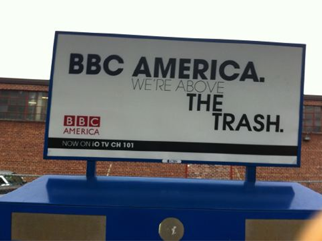 BBC America's cheeky ads bring comic relief to NYC - CBS News