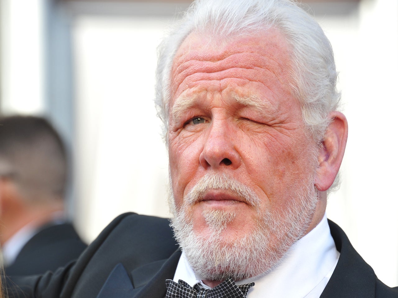 Nick Nolte s White Hair And Beard Reminds Us Of Santa Claus CBS News