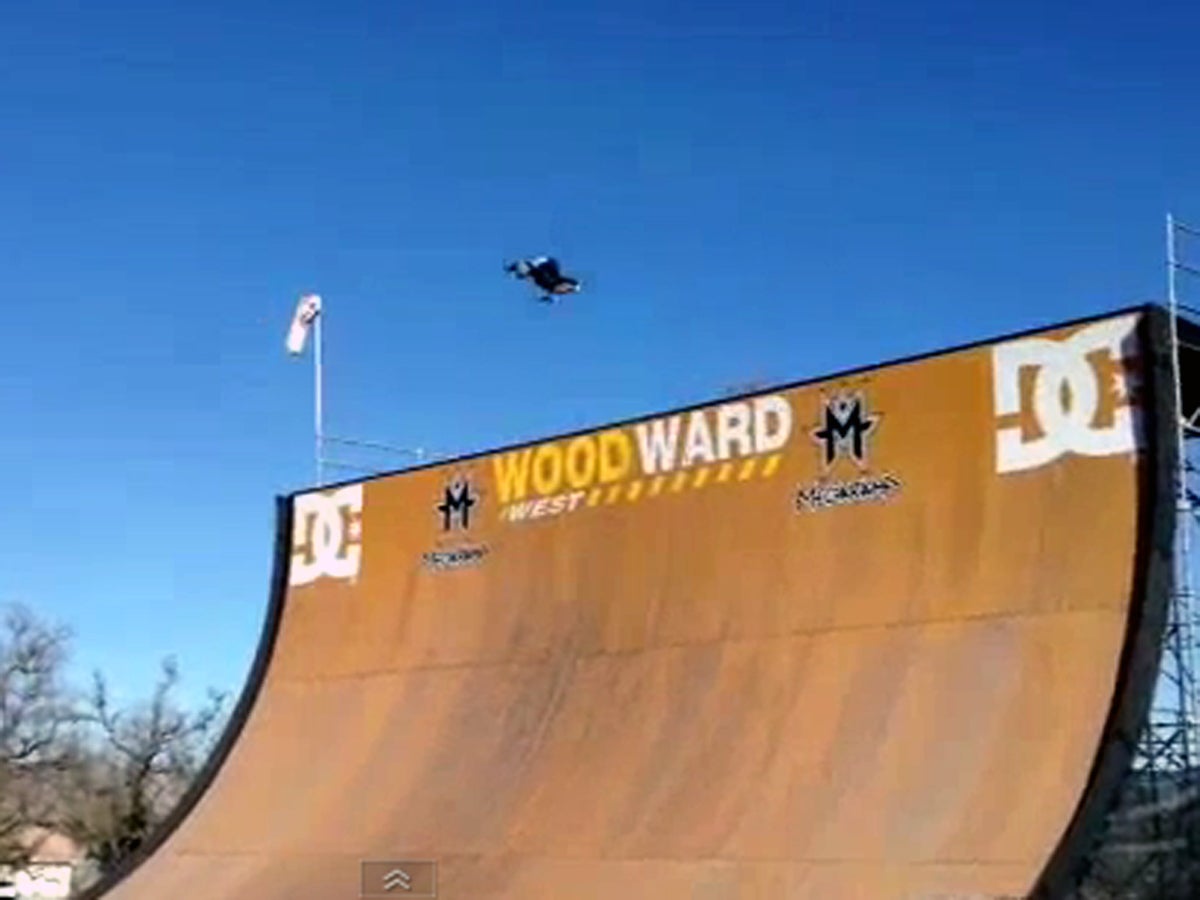9-year-old gets some major air on a skateboard ramp - CBS News