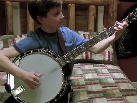 9-year-old on banjo and his brothers are back with more music - CBS News
