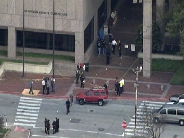 Alleged Texas gunman held on murder charge in courthouse shooting - CBS ...