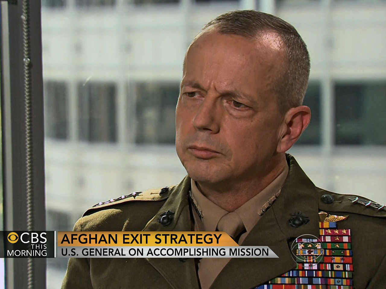Gen. Allen: Afghan relations bruised, not broken - CBS News
