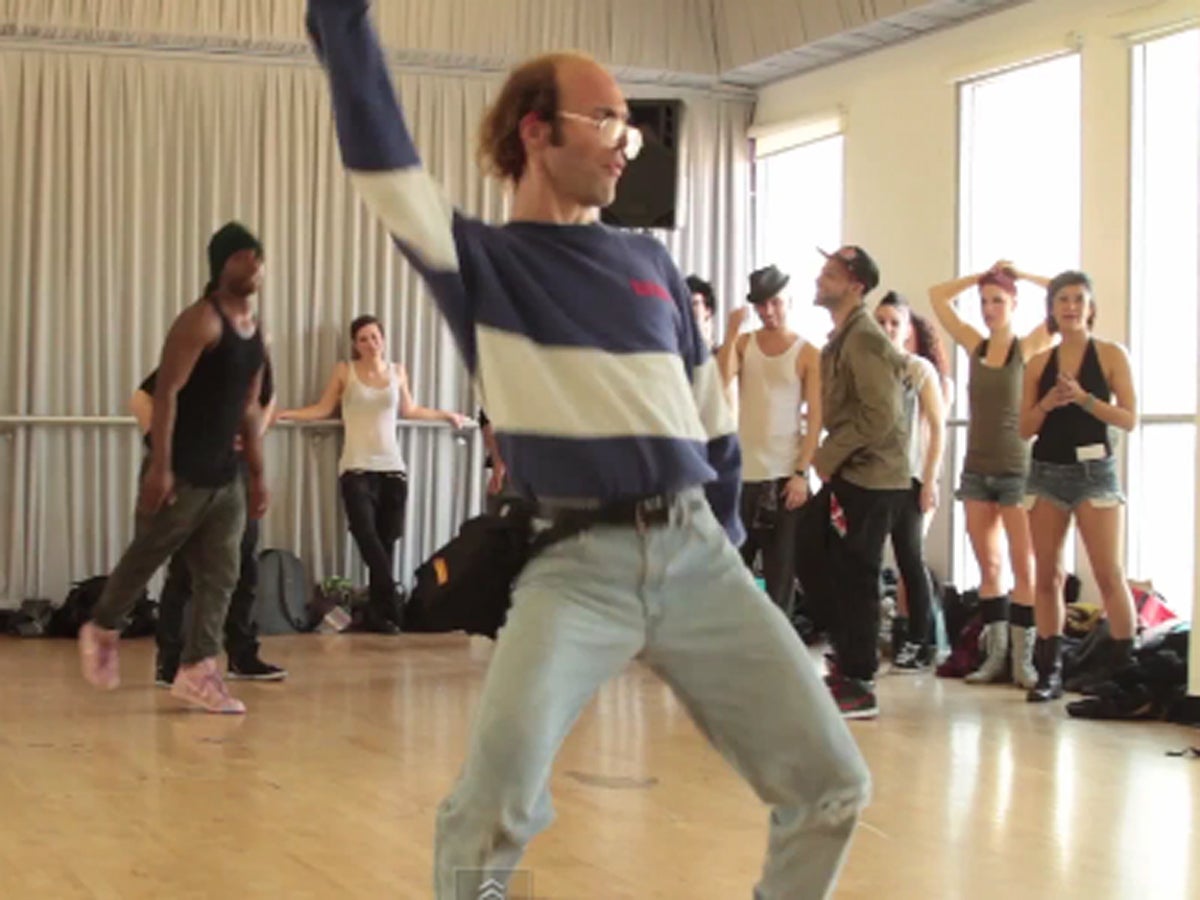 Internet dance star Nathan Barnatt auditions for Kimberly Cole music ...