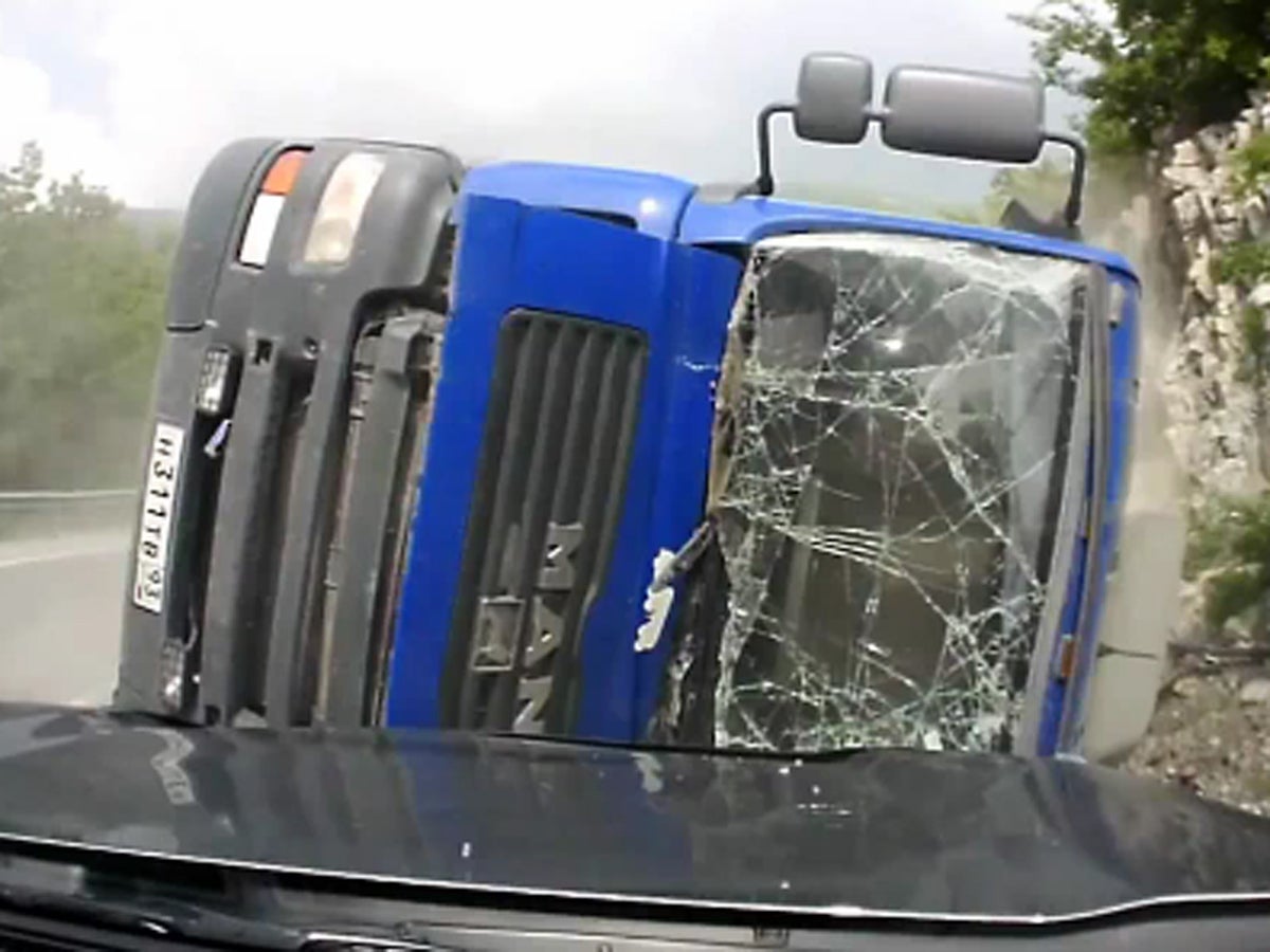 Double-dose of heart-stopping moments caught on tape - CBS News