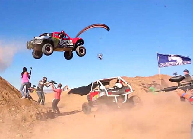 Epic paintball battle has ATVs, Jeep Wranglers and more - CBS News