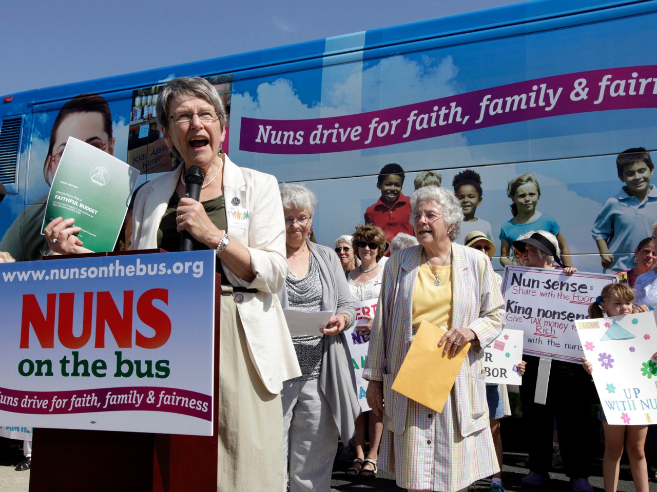 "Nuns on the Bus" leader: We're living the gospel, and we won't back ...