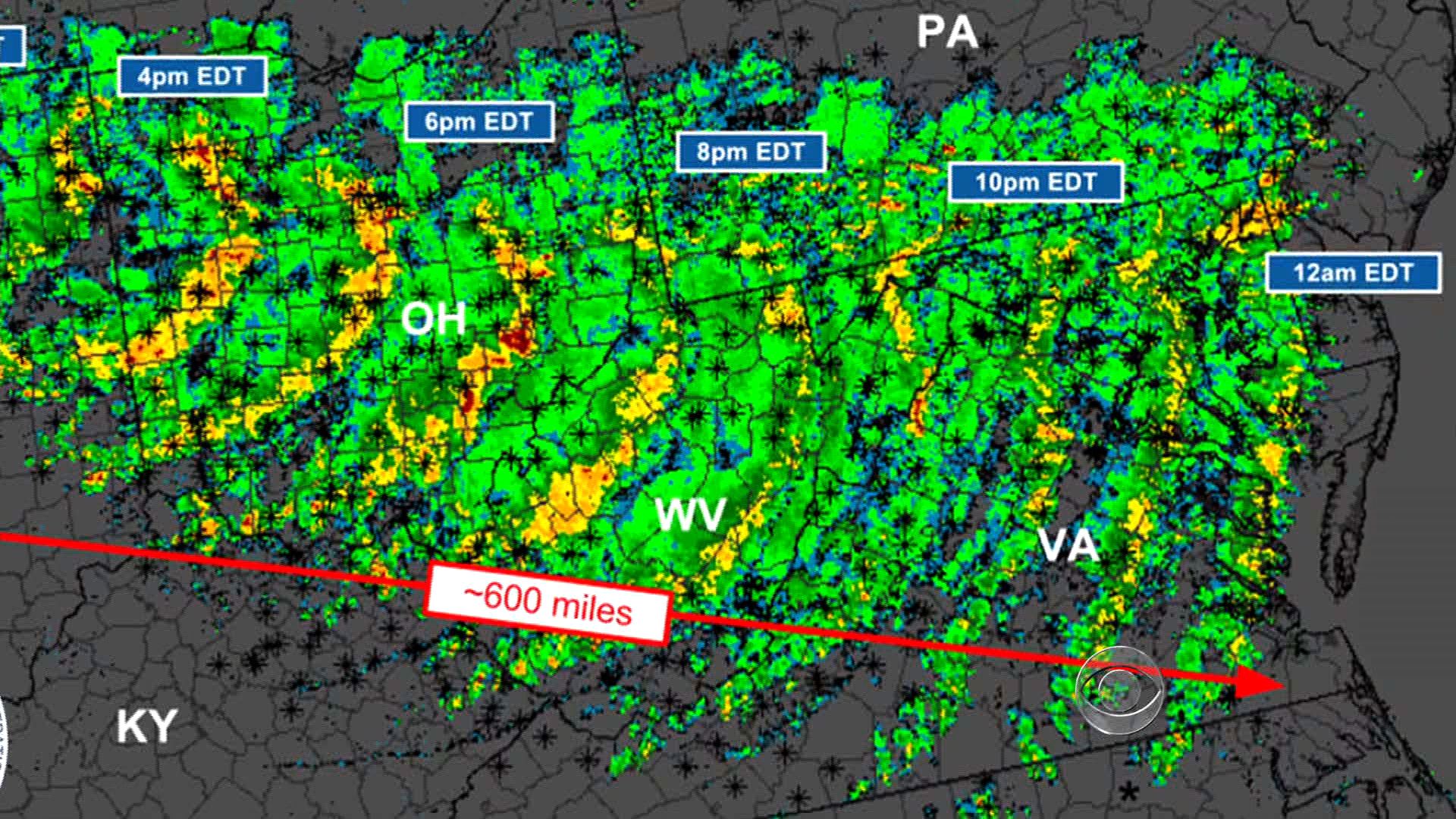 Derecho storm creates path of destruction at lighting speed - CBS News