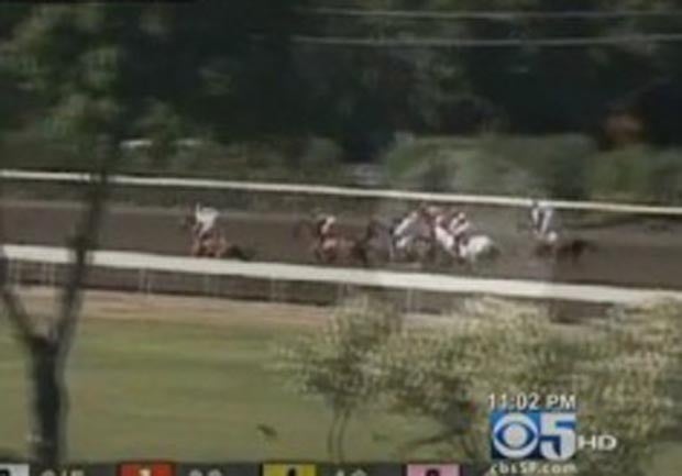 Jockey killed after falling from horse in Calif. race - CBS News