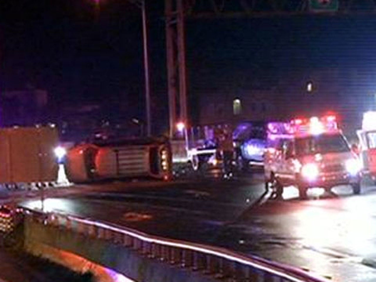 Conn. man helping crash victim falls to his death - CBS News