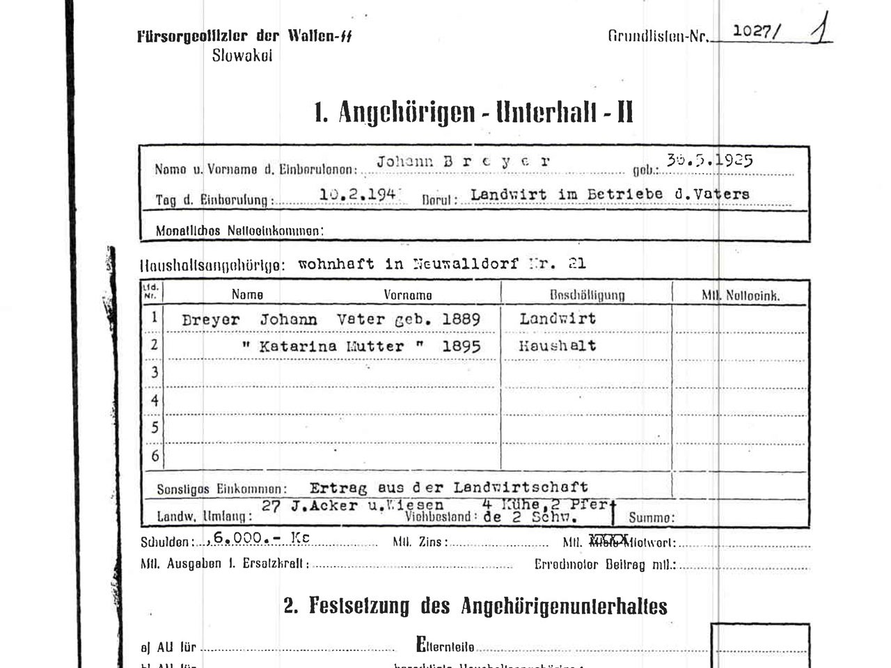 Documents raise doubts over U.S. man's Nazi past - CBS News
