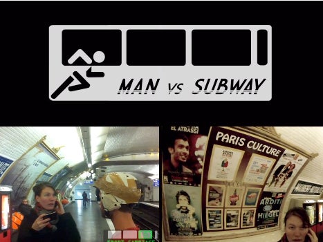 Man takes on a subway in an epic race against time - CBS News