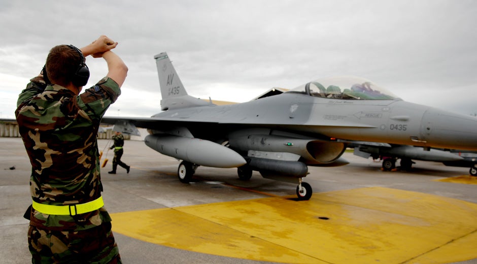 U.S. Air Force searches Adriatic Sea for missing fighter jet - CBS News