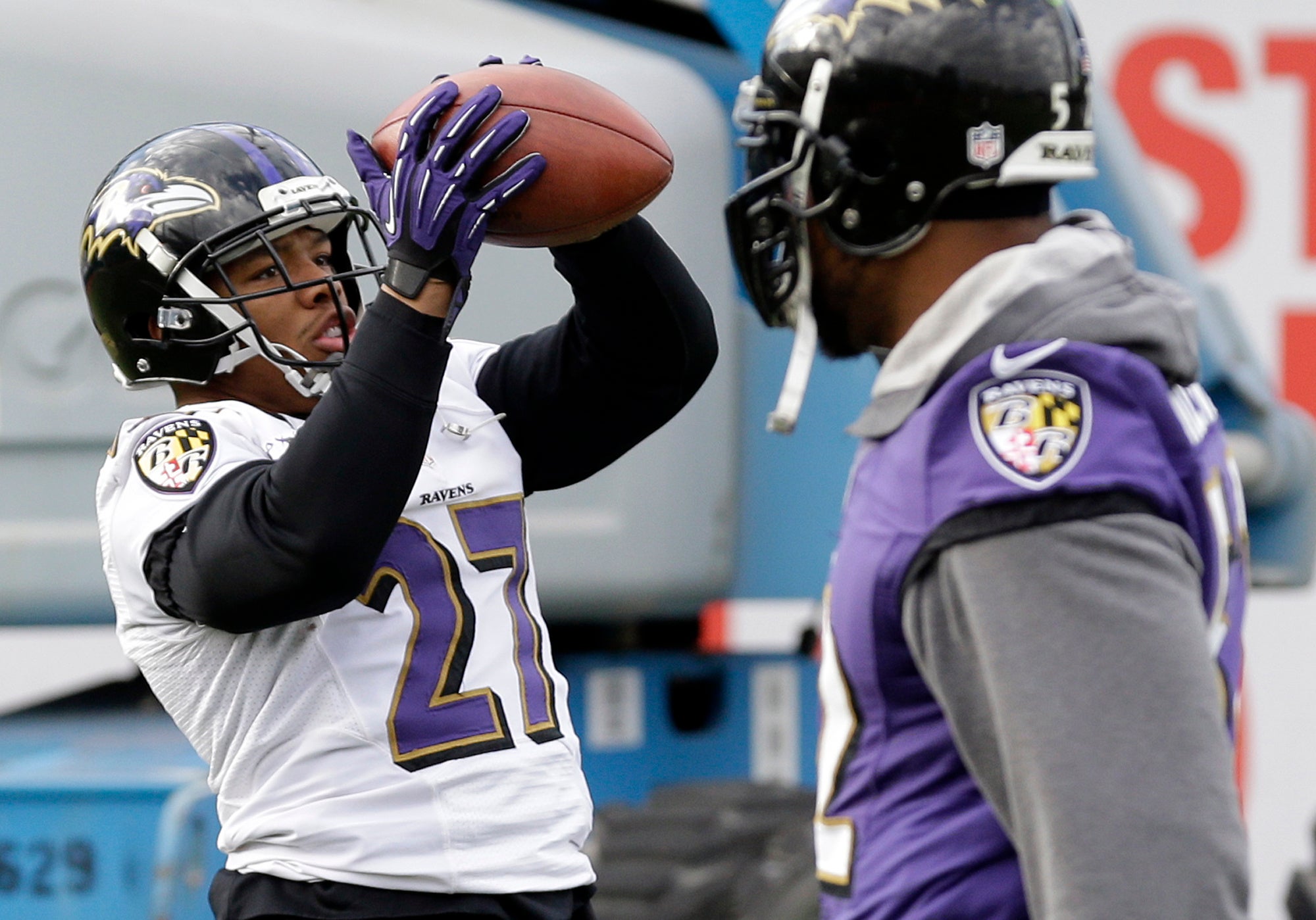 Ravens moving main practice to grass field - CBS News