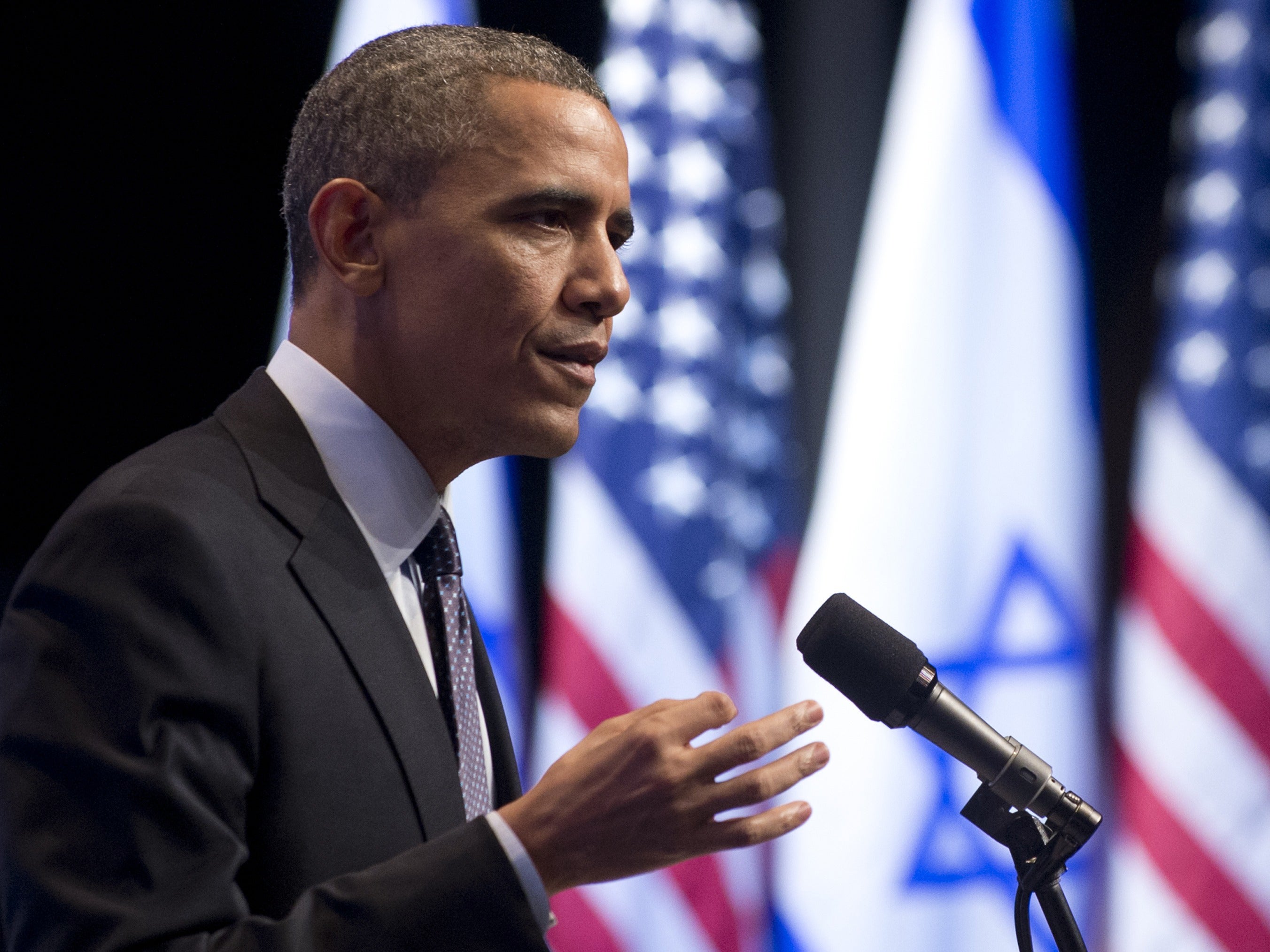 Obama tells Israel: "Peace is the only path to true security" - CBS News