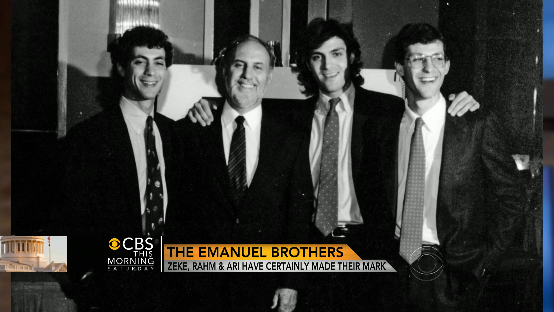 Growing up Emanuel: Three wildly successful brothers - CBS News