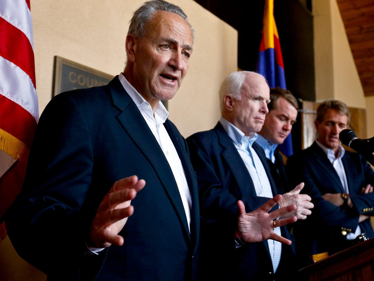 "Gang of eight" closes in on immigration deal - CBS News