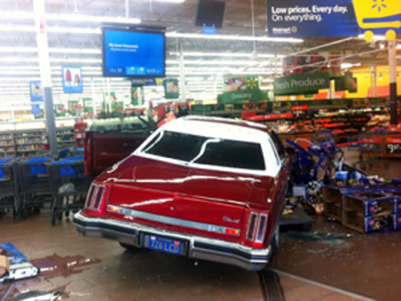 Drugs fueled man's Wal-Mart crash and assault in Calif., police say ...