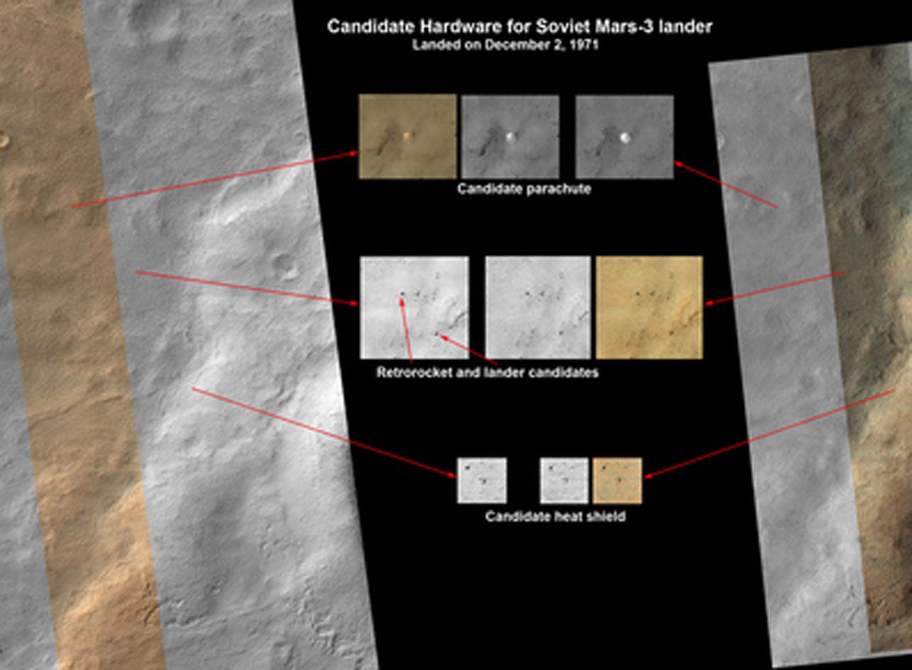 New Mars photos may reveal 1970s Soviet lander - CBS News