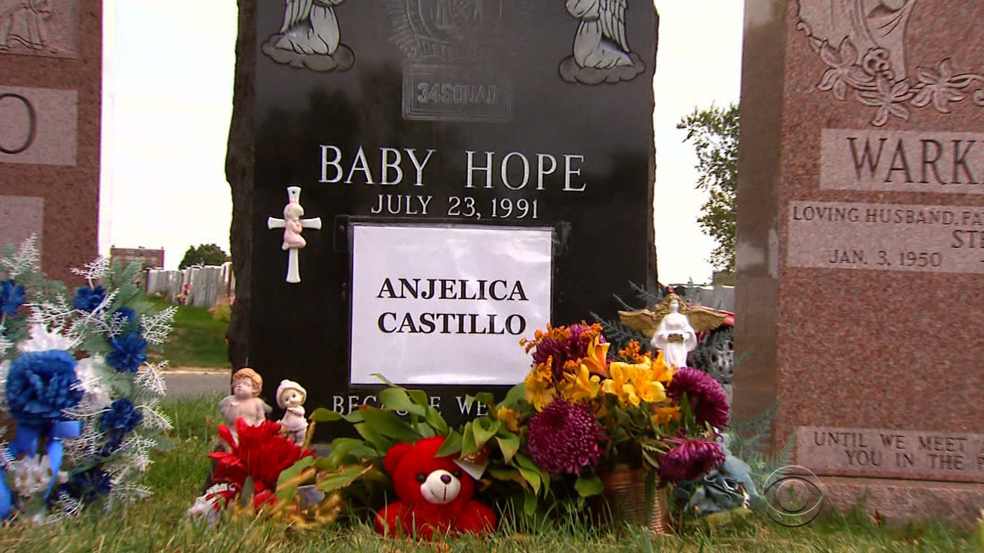 22 years later, Baby Hope's real name added to her gravestone - CBS News