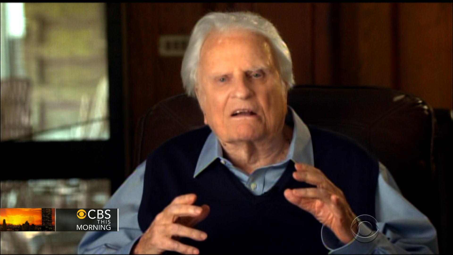 Billy Graham delivers what may be his final sermon - CBS News