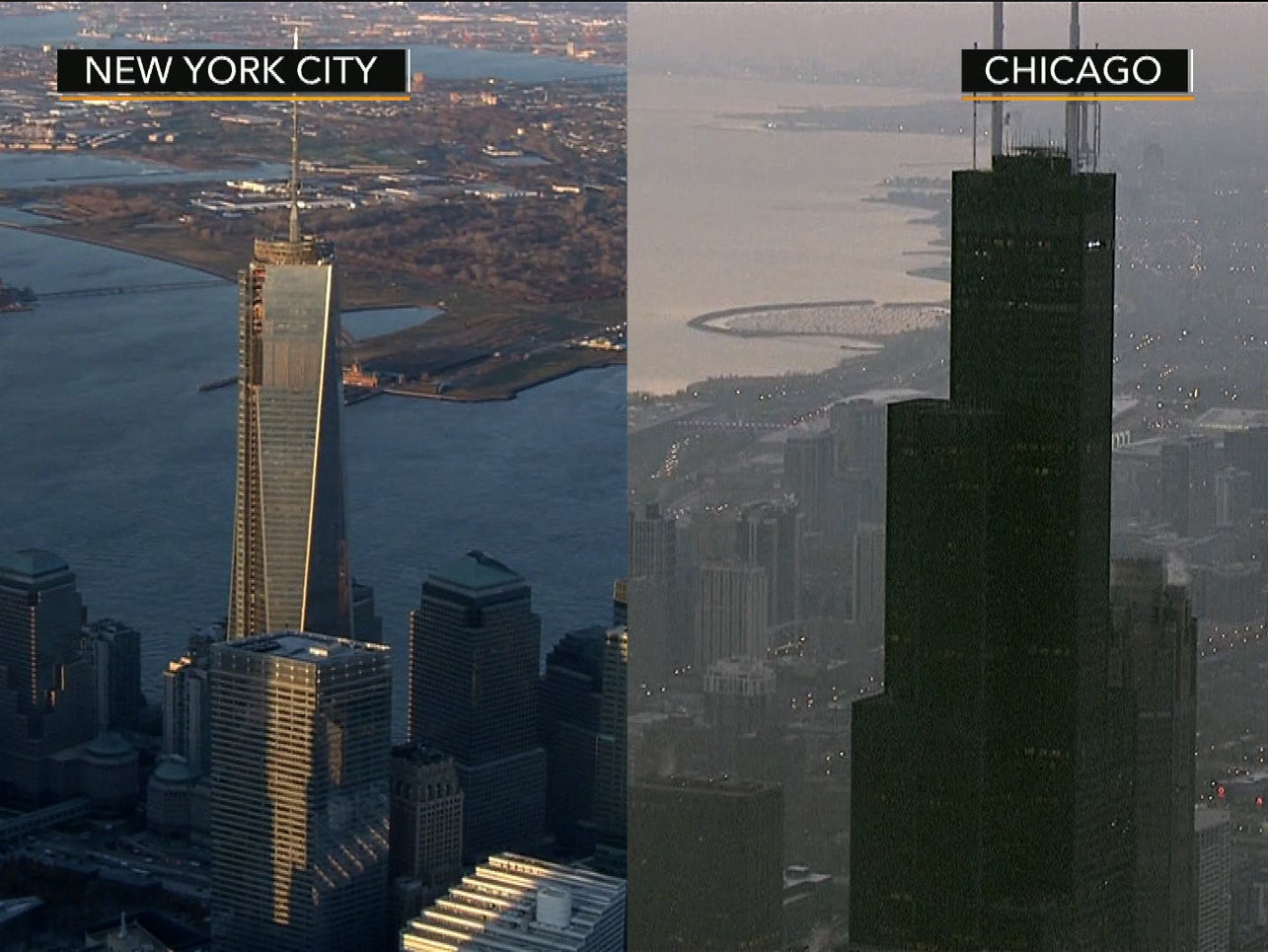 Willis Tower, One World Trade Center compete for bragging rights as ...