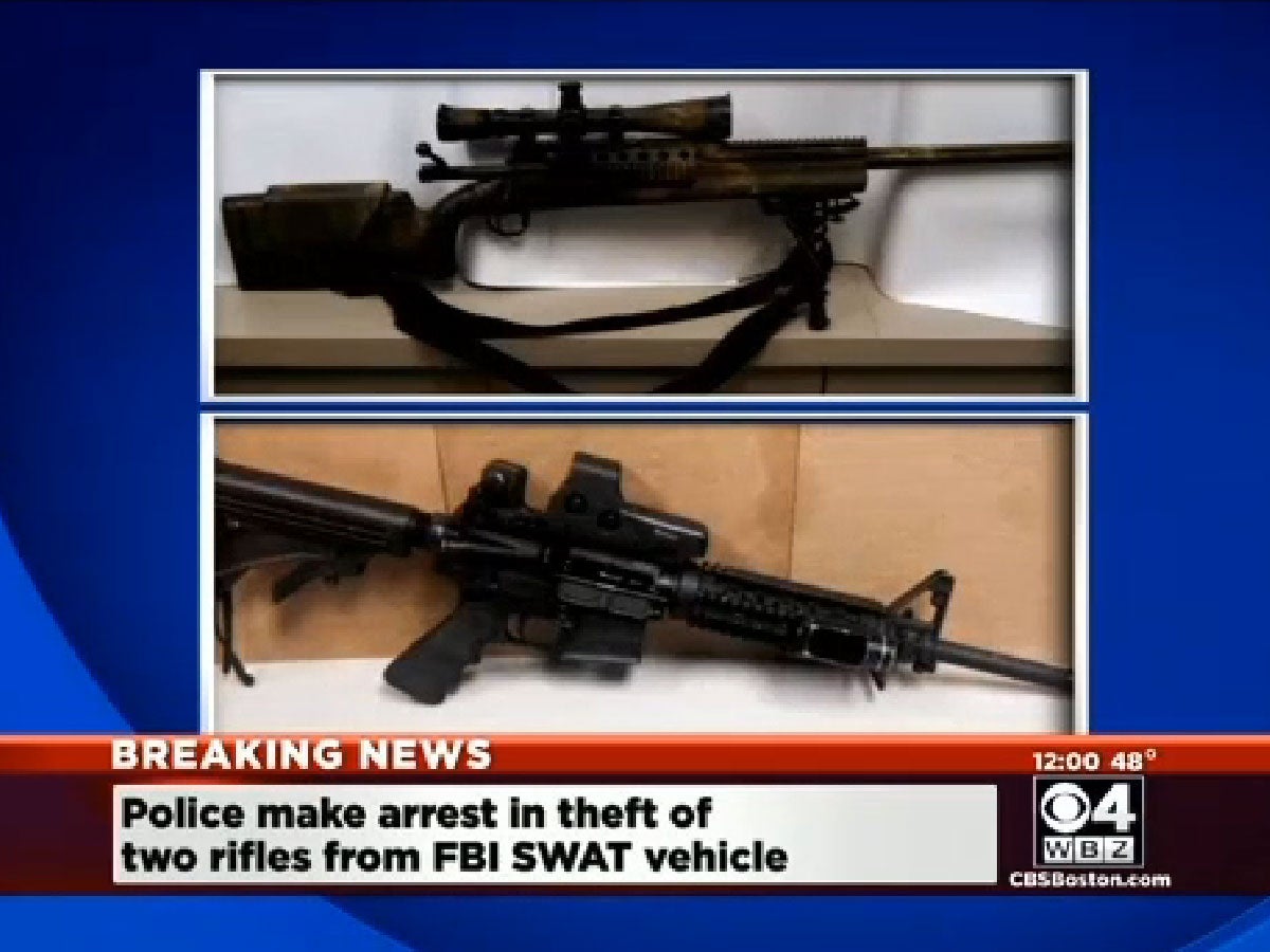 Teen allegedly stole high-powered rifles from FBI SWAT agent's vehicle ...