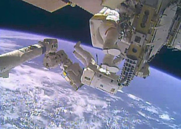 Space station's new cooling system powered up, "fully functional" - CBS ...