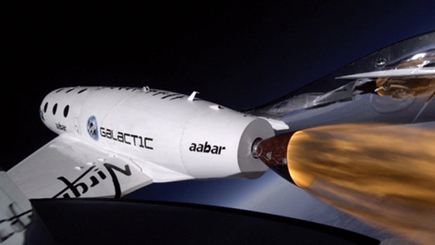 See Virgin Galactic's SpaceShipTwo space plane go supersonic in amazing ...