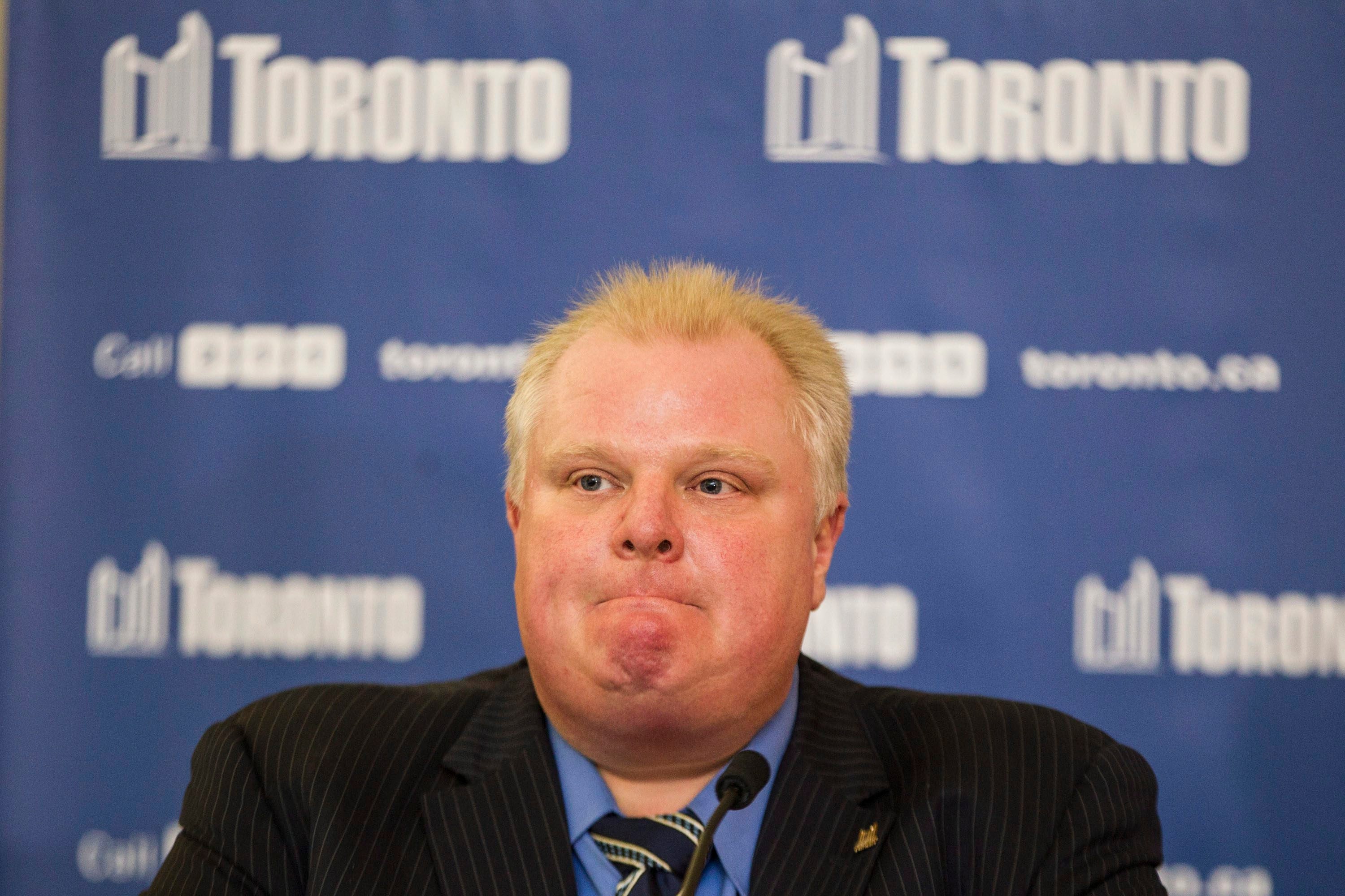 Toronto mayor Rob Ford reveals bomb threat - CBS News
