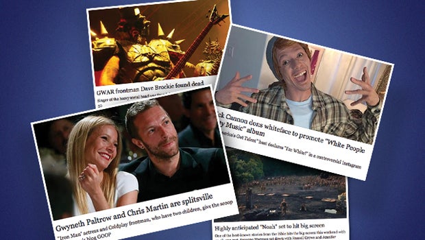 Entertainment buzz: Facebook's top 10 moments of the week - CBS News