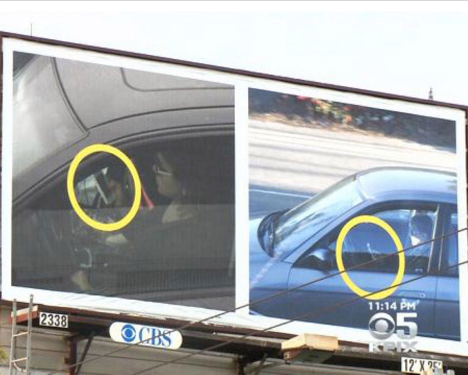Texting drivers caught in the act are turning up on billboards in the ... Texting drivers caught in the act are turning up on billboards in the ...