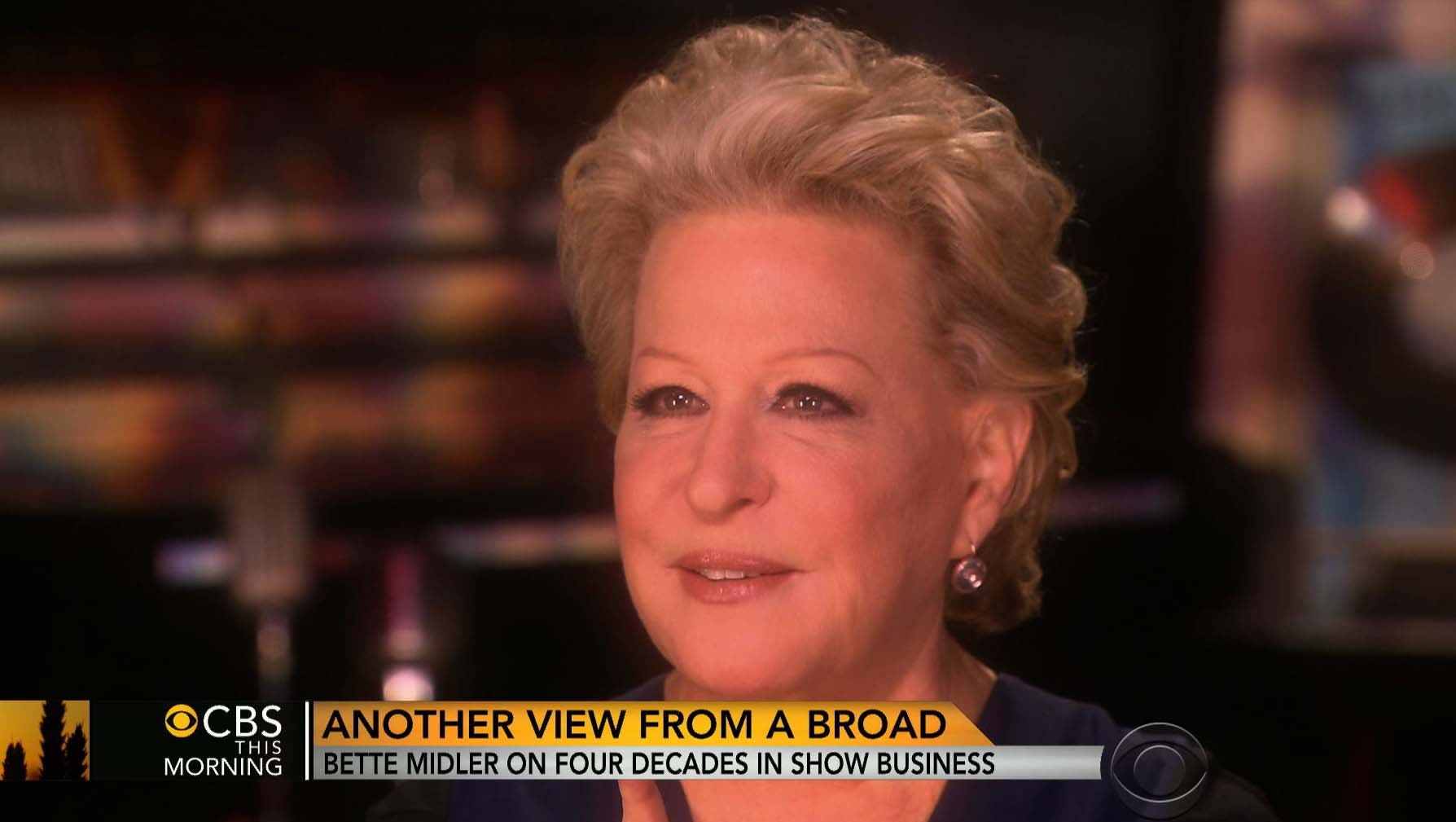Best Bette yet: The Divine Miss M reflects on her career - CBS News