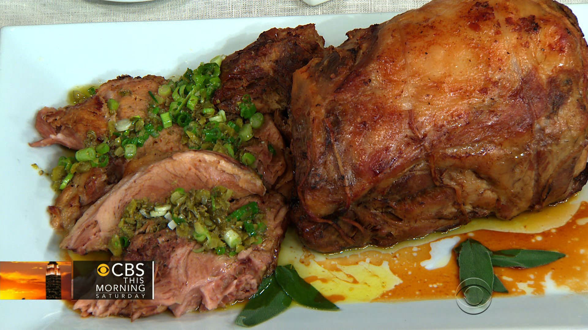 Chef Jenn Louis' coppa porchetta on THE Dish - CBS News