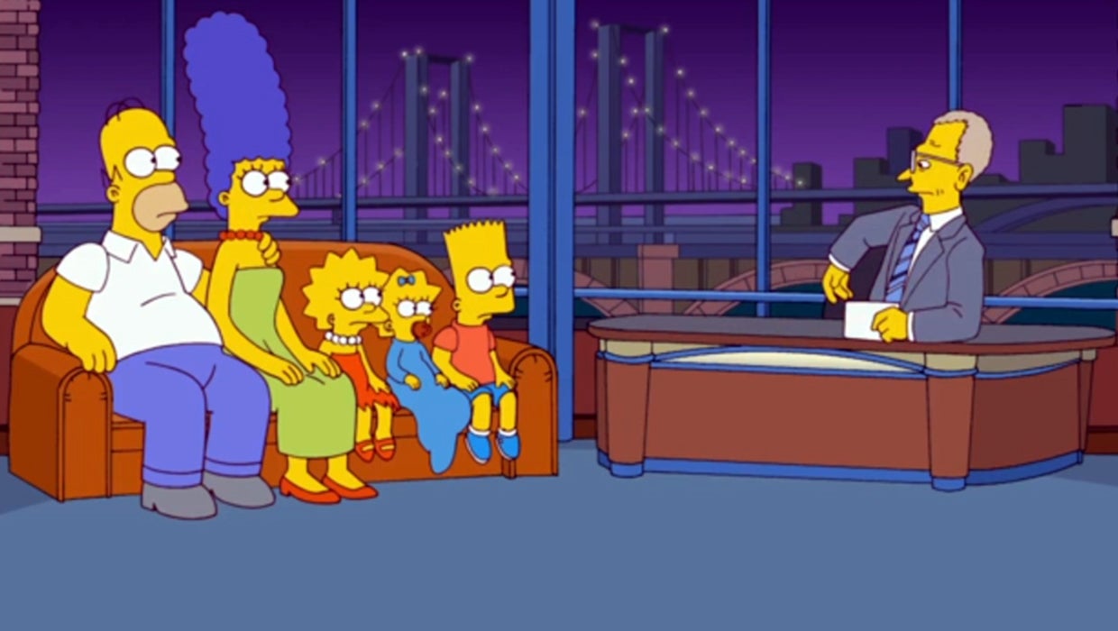 David Letterman: "The Simpsons" pay tribute to "Late Show" host with ...