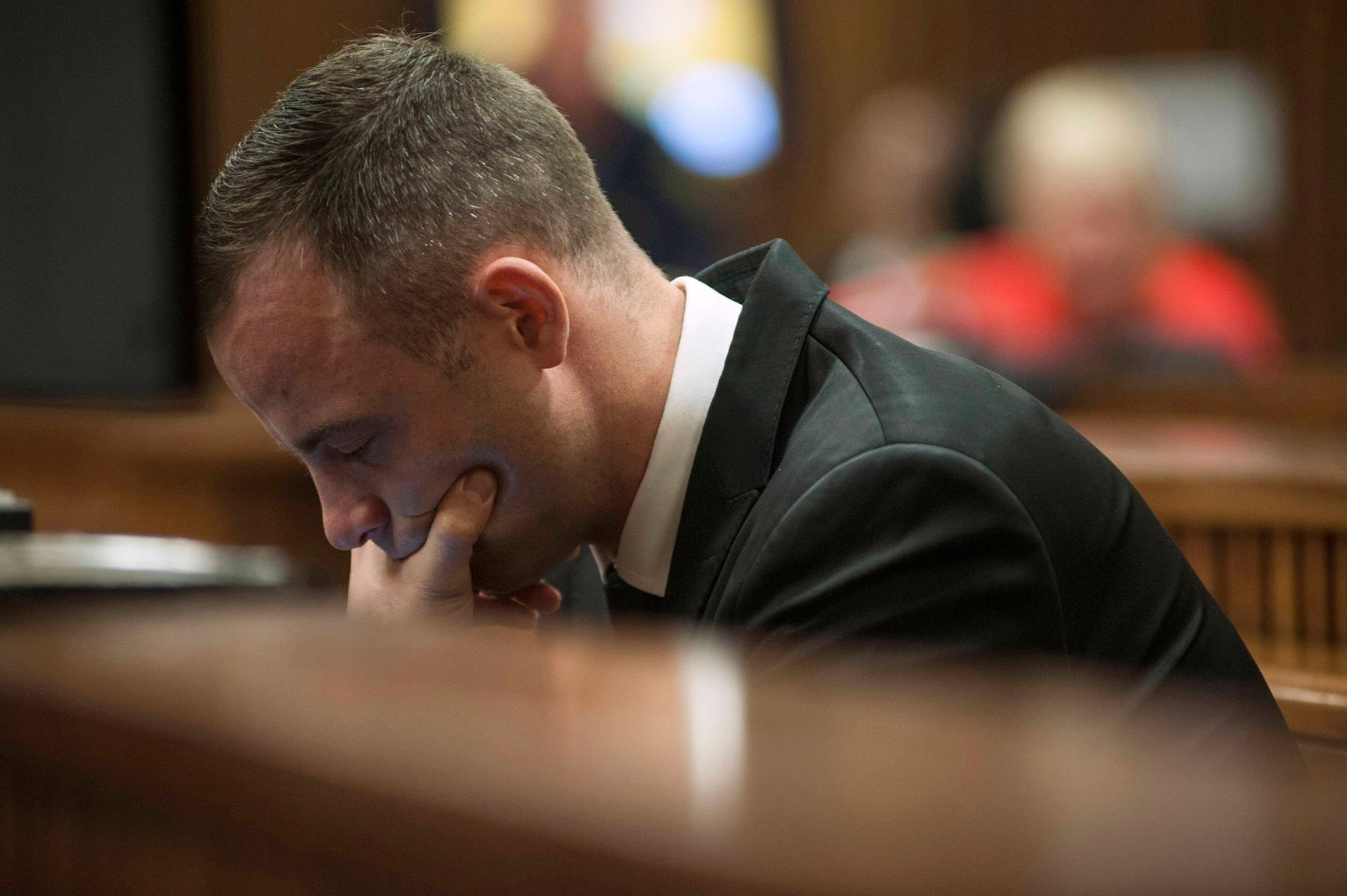 A "broken" Oscar Pistorius is described as his murder trial resumes in ...