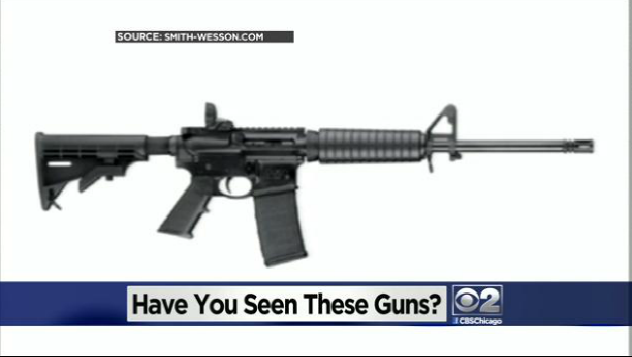 13 assault rifles stolen from Chicago rail yard - CBS News