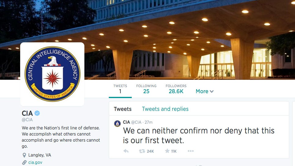 The CIA joins Twitter and Facebook - CBS News