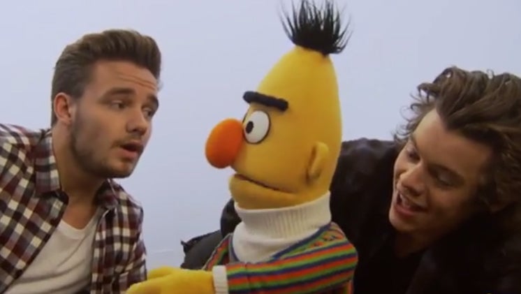 One Direction sings the ABCs with Bert on "Sesame Street" - CBS News