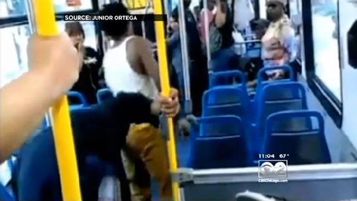 Video captures Chicago bus driver confiscating gun after breaking up ...