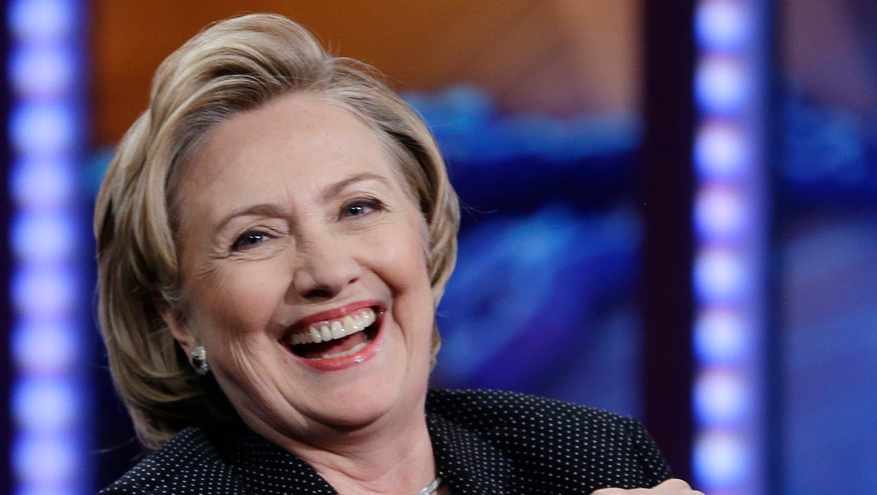 No hints from Hillary Clinton about 2016 as she appears on "Daily Show ...