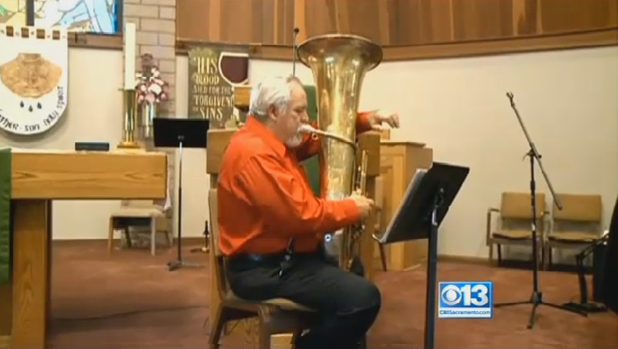 California man reunited with stolen century-old rare tuba - CBS News