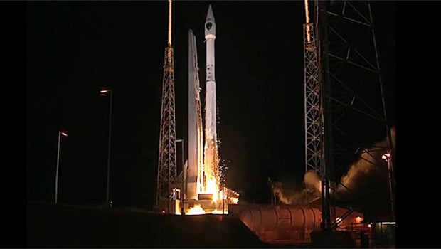 Atlas 5 rocket carries new GPS satellite into space - CBS News