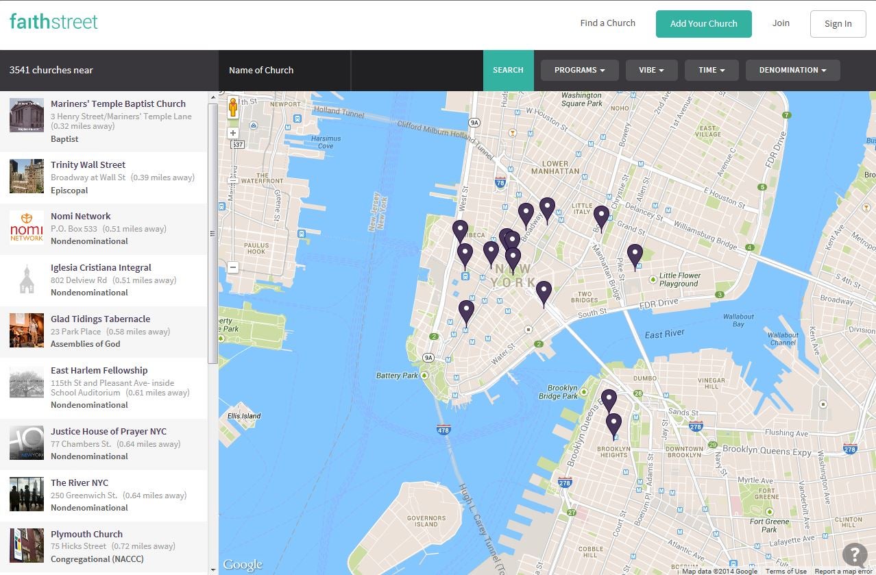FaithStreet.com helps churches digitally connect with worshippers - CBS ...