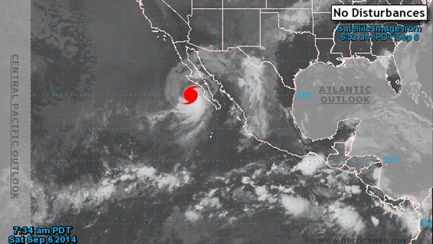 Hurricane Norbert drenches Baja California; may help Southwest - CBS News