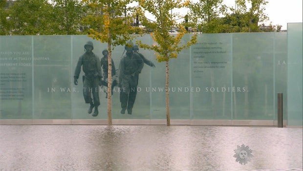 Building a monument to wounded warriors - CBS News