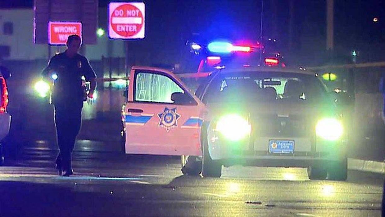 Manhunt after Ariz. cop is shot during traffic stop - CBS News