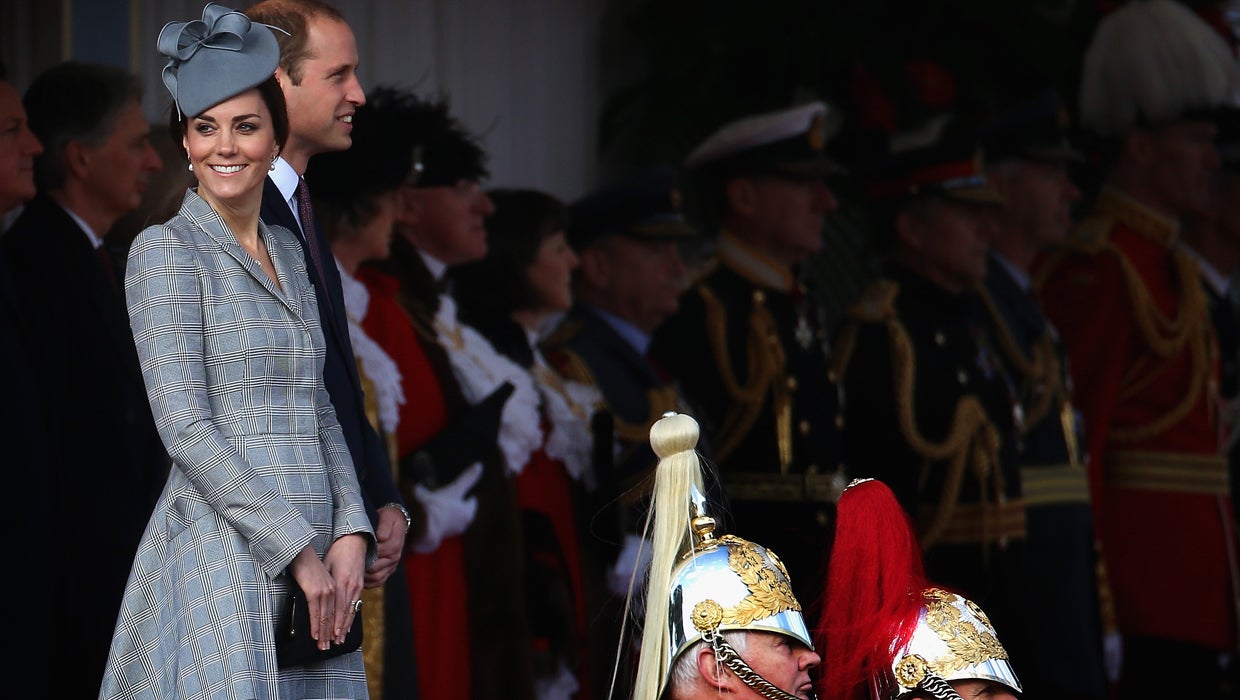 Kate, Duchess of Cambridge, back at work after morning sickness - CBS News