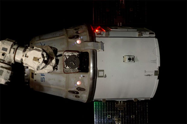 SpaceX cargo ship returns to Earth after station visit - CBS News